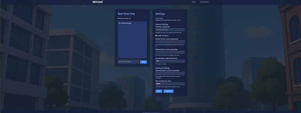 MyChat | Free Global Chat API for Roblox | Create chats and connect them to any app, game, or ...