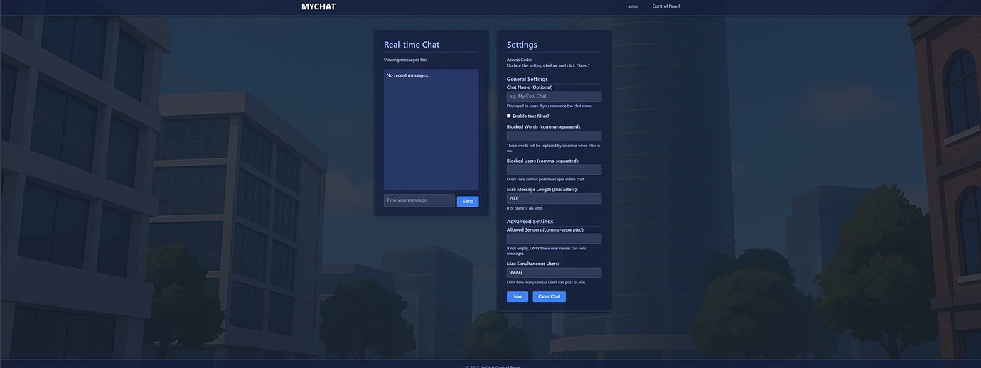 MyChat | Free Global Chat API for Roblox | Create chats and connect ...