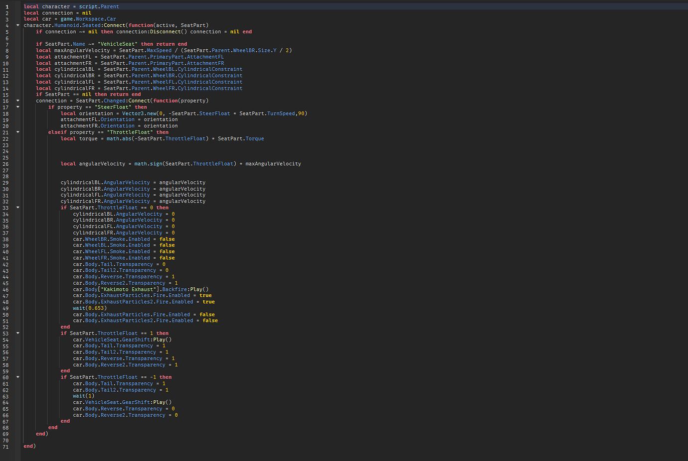 Free to Use Car System! - Community Resources - Developer Forum | Roblox