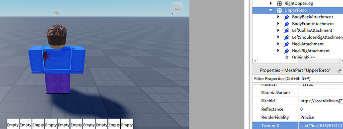 Is there any way to have decals or GUIs under classic clothing? - Art ...