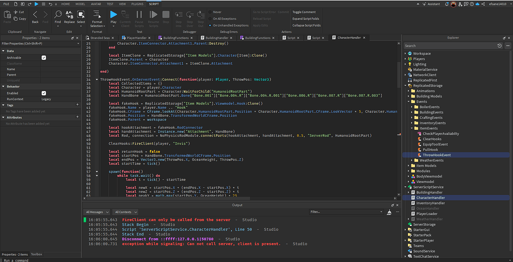 Cant use function FireClient() - Scripting Support - Developer Forum ...