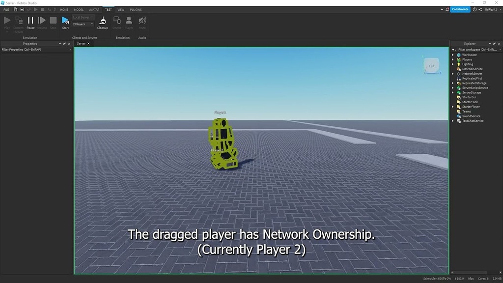 Inconsistent Physics With Player Spawn Order? - Scripting Support - Developer Forum | Roblox