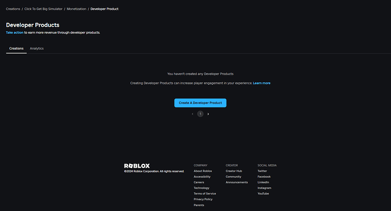 Developer Products Page Not Loading - Other Bugs - Developer Forum | Roblox