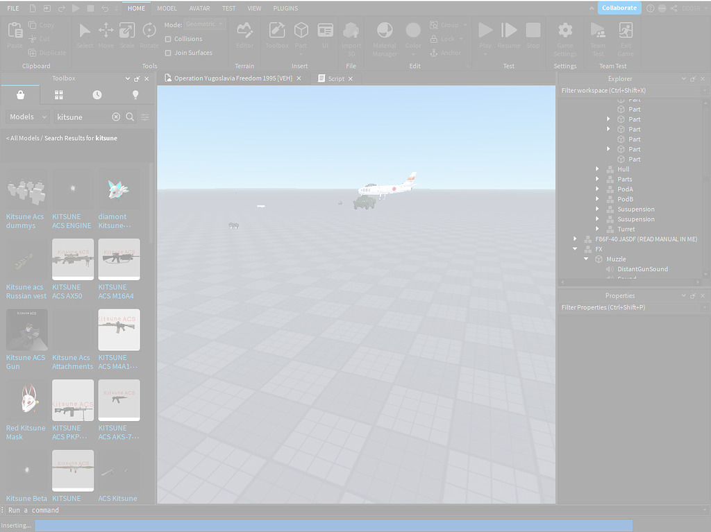 Studio freezing / getting stuck every time I insert a model from Toolbox - Platform Usage ...