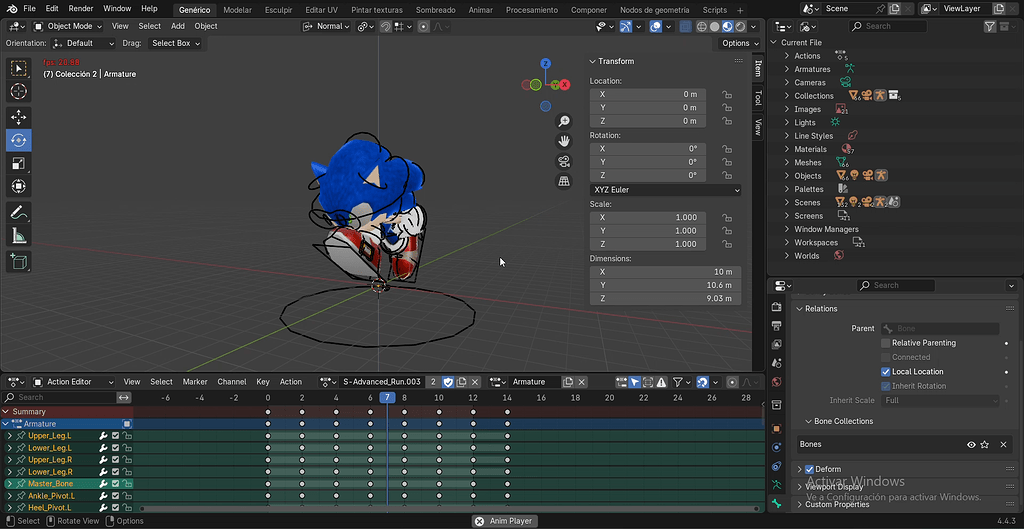 Blender Animation - Bones are "disfigured" or weird positions - Art ...