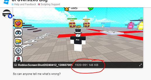 UI Oversized Bug - Scripting Support - Developer Forum | Roblox