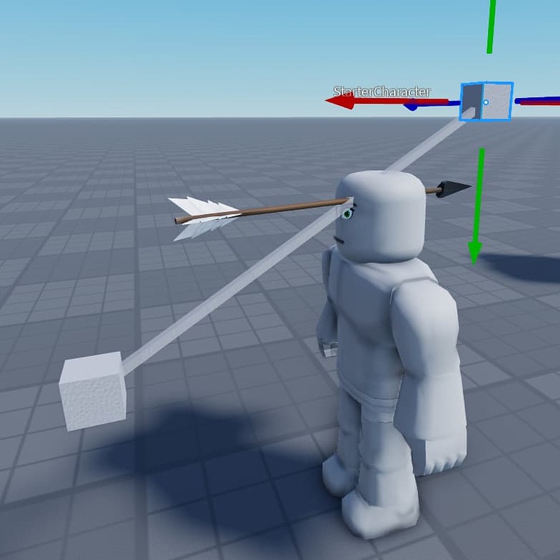 Making an arrow stick into a player properly - Scripting Support - Developer Forum | Roblox