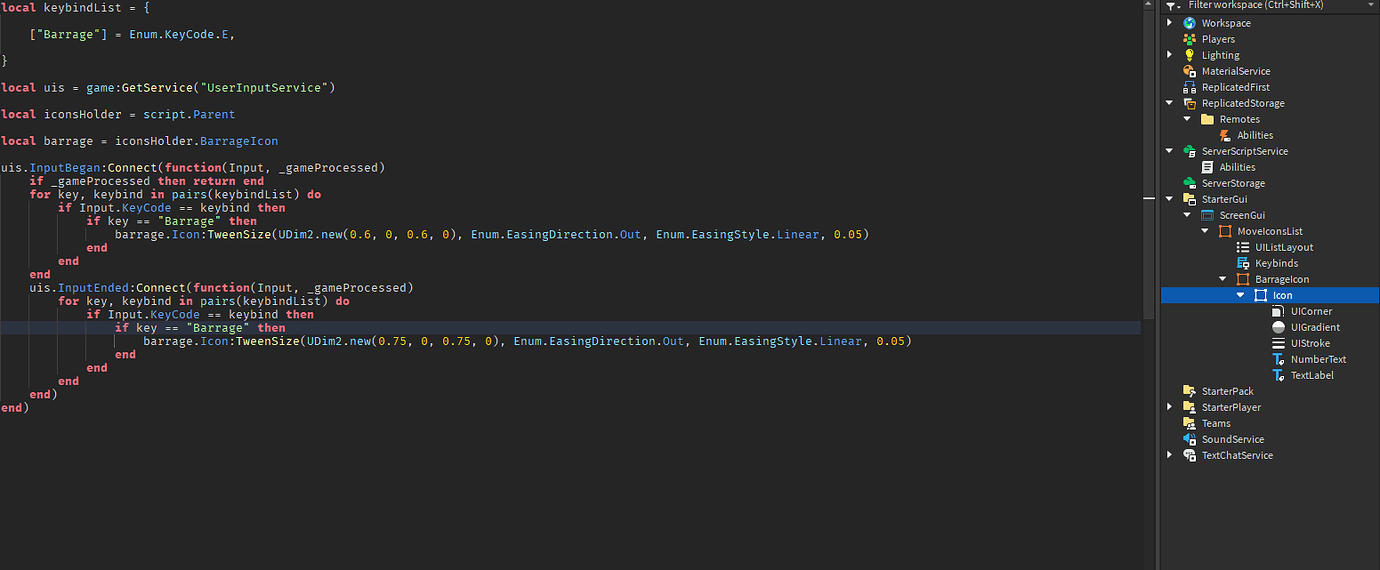 Trying to make a gui ability button - Scripting Support - Developer Forum | Roblox