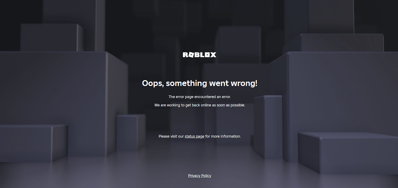 Getting this error when profile checking was just working a few minutes ...