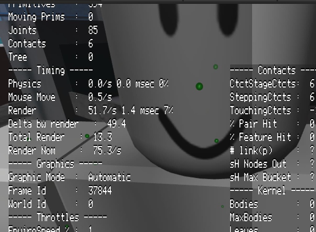 Roblox studio performance gui and attachments issues - Forum Bugs ...