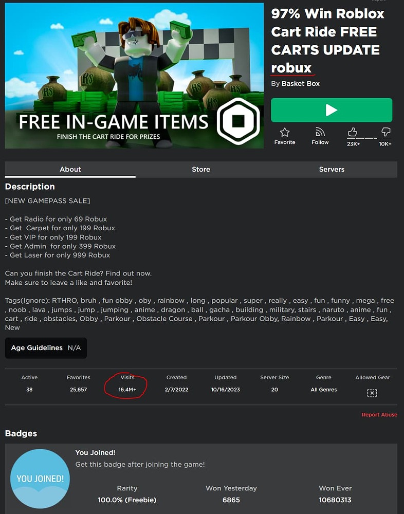 Cannot Report Abuse for game icons - Roblox Application and Website ...