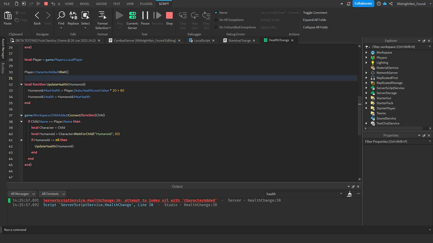 Health Bar help (again ;-;) - Scripting Support - Developer Forum | Roblox