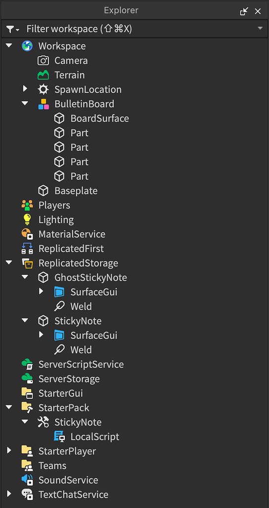 Sticky note placement isn't working - Scripting Support - Developer Forum | Roblox
