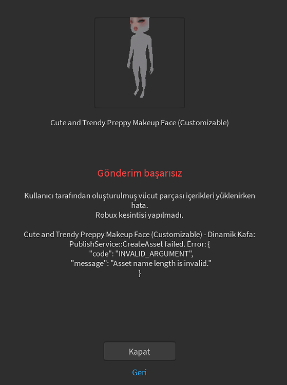Dynamic Head Upload Fails Due to "Asset Name Length" Error Despite Valid Name Length - Studio ...