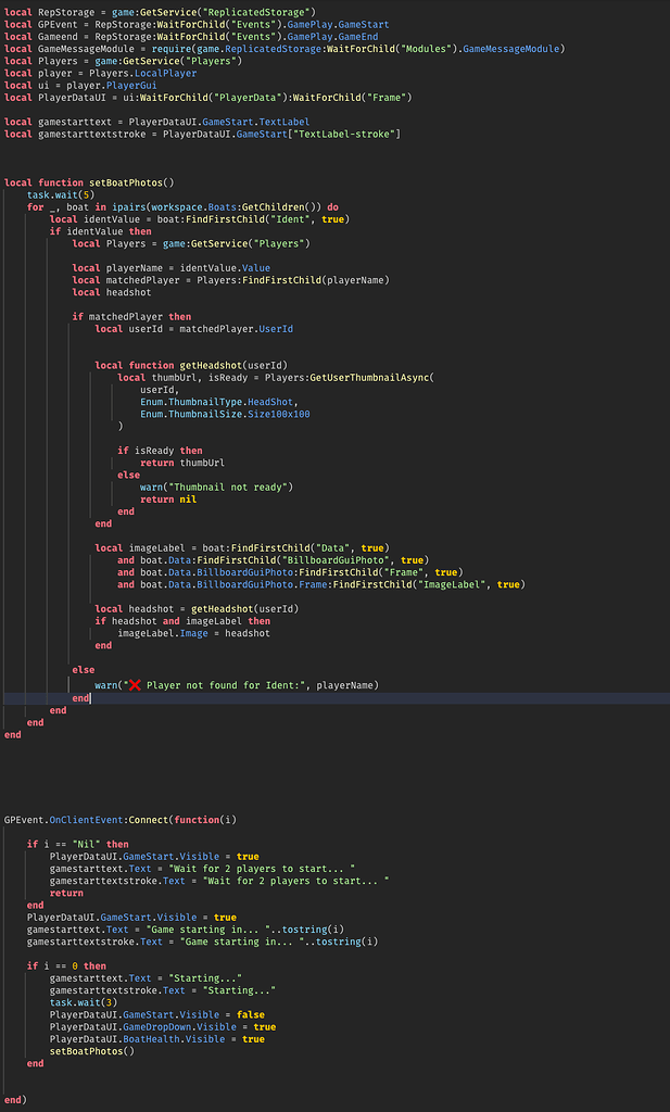 Player photo not showing on imagelabel? - Scripting Support - Developer Forum | Roblox