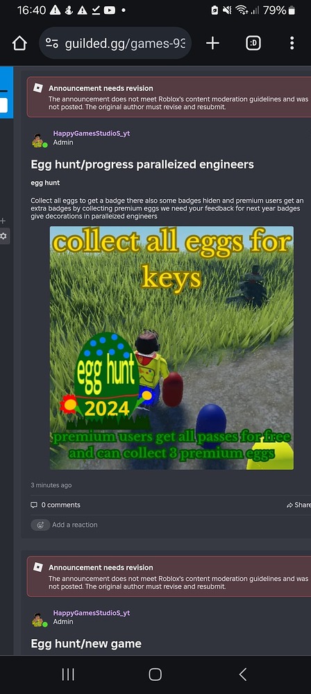 Introducing Announcements for Roblox Groups - Page 13 - Announcements ...