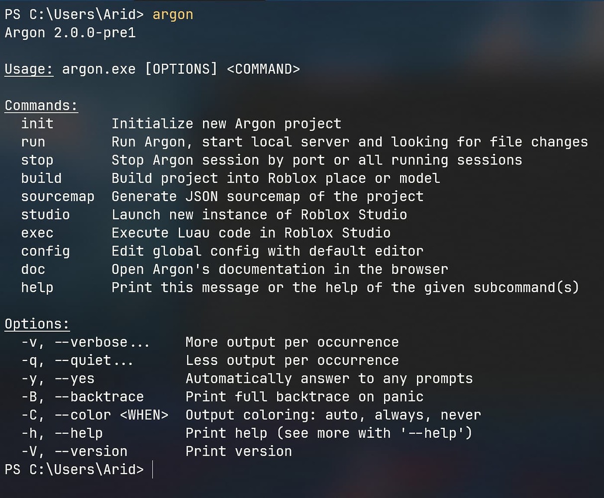 Argon - Full featured tool for Roblox development - Community Resources - Developer Forum | Roblox