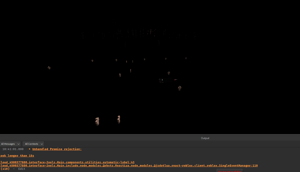 Roblox Studio "Unhandled Promise rejection" - Platform Usage Support - Developer Forum | Roblox