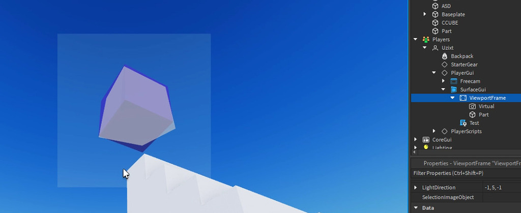 Make contents of a physical ViewportFrame in the workspace match the screen - Scripting Support ...