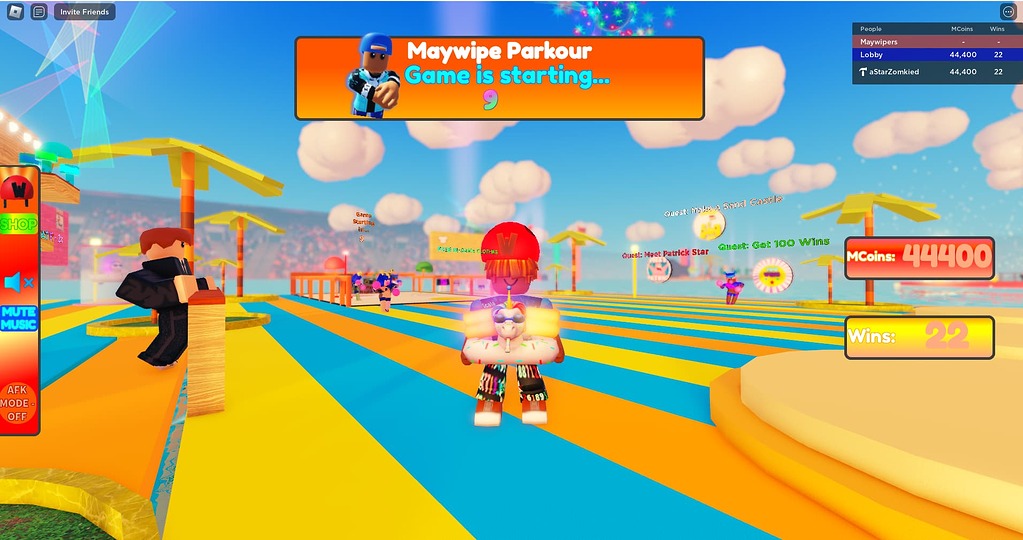 Feedback on New Maywipe Parkour Update on UI, Lobby and Graphics ...