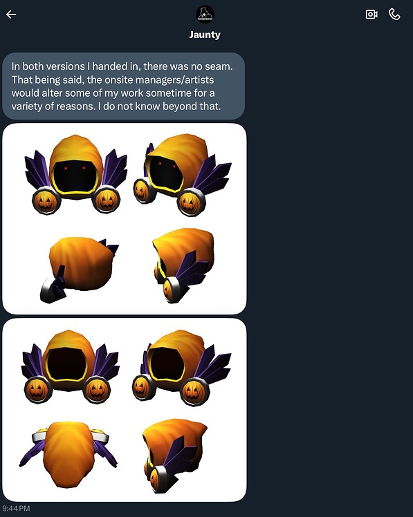 Dominus Formidulosus has low quality buttons on R6 with multiple ...