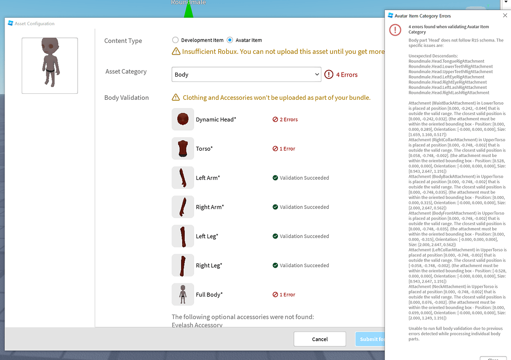 How can I resolve the attachment location error during bundle upload ...