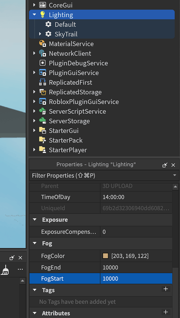 Unable to use Atmosphere on certain places with FogEnd/FogStart set ...