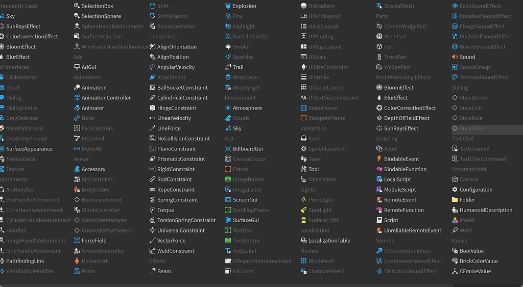 Can't disable Insert Object Expanded View - Platform Usage Support - Developer Forum | Roblox