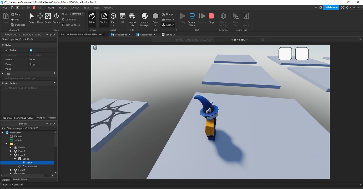 Unable to change the part colour by string value - Scripting Support - Developer Forum | Roblox