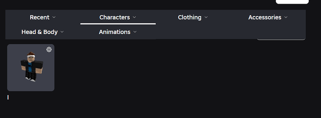 Category menu wrapping around blocking parts of the avatar page ...