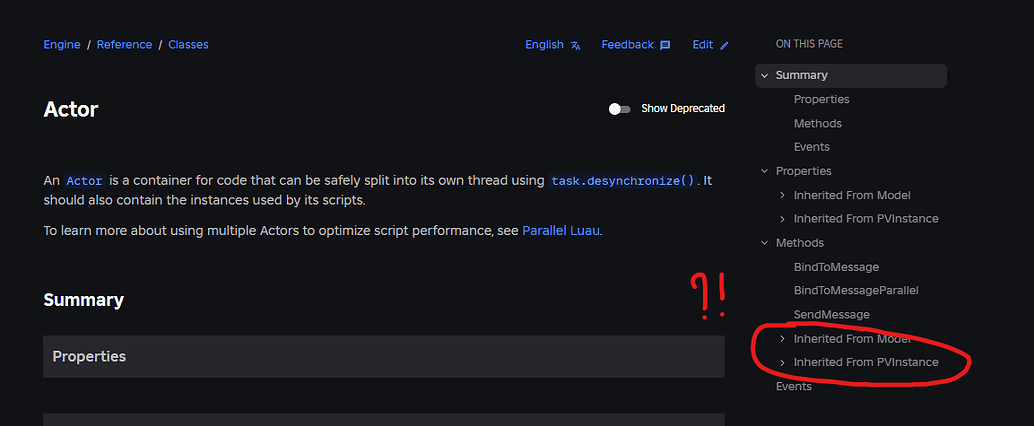 Actor inherits from PVInstance and Model - Engine Bugs - Developer ...