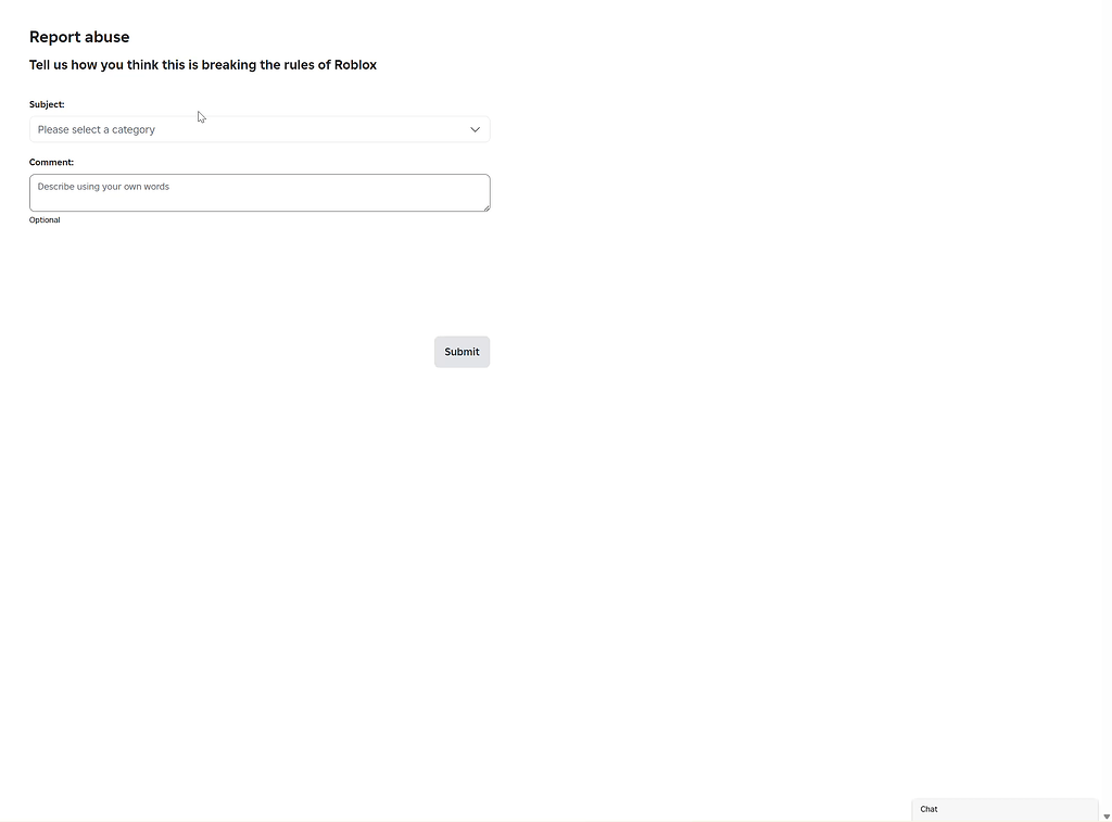 Report Abuse Page Textbox Expansion Issue - Roblox Application and ...