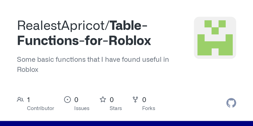 Basic Table Functions - Community Resources - Developer Forum | Roblox