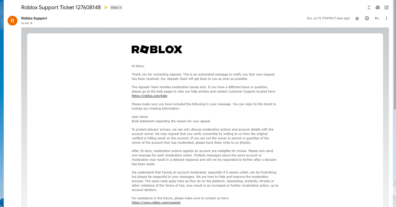 Wrongly Banned Creating Or Using An Account To Avoid An Enforcement Action Taken Against