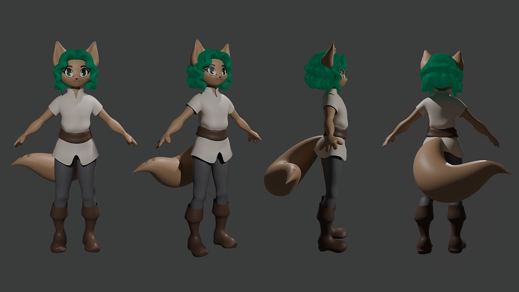 Unsure how to implement this custom character base mesh from Blender - Art Design Support ...