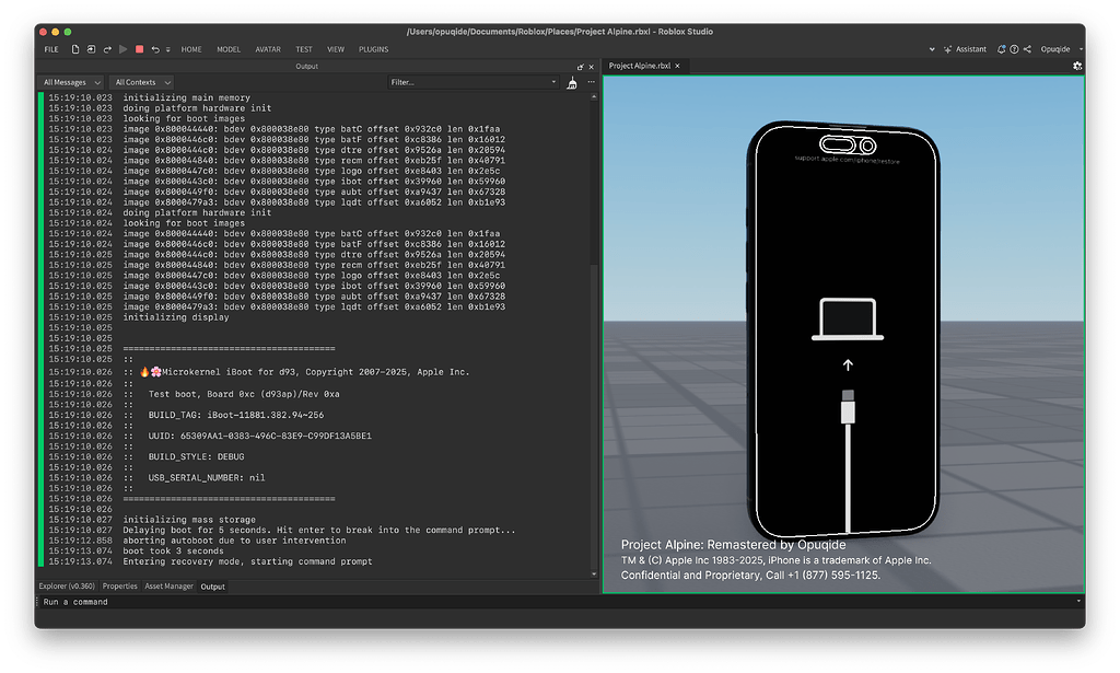 Project Alpine: Remastered — The iPhone in Roblox - Creations Feedback - Developer Forum | Roblox