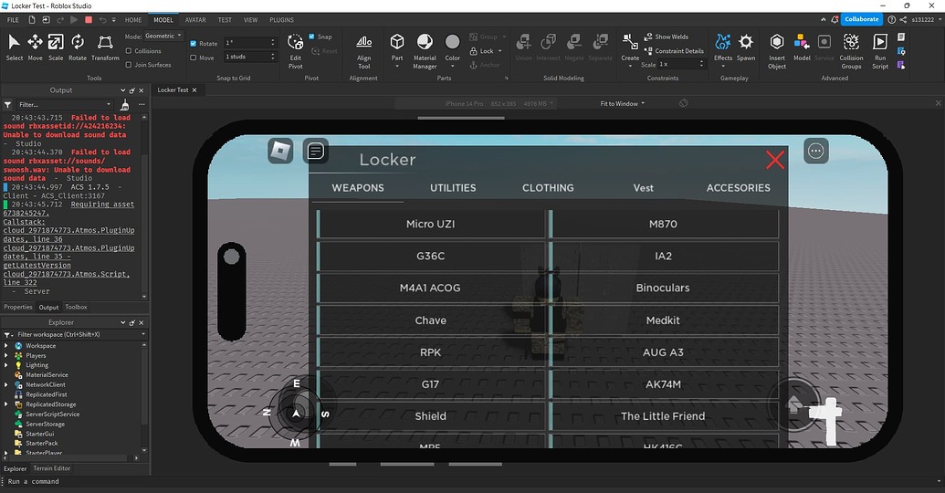 【Open-Source】 Weapons & Clothes Locker System - Community Resources ...