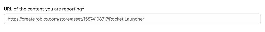 Dsa Form Does Not Support Creator Hub Links Roblox Application And