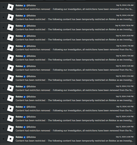 "Content has been restricted" message - Platform Usage Support ...