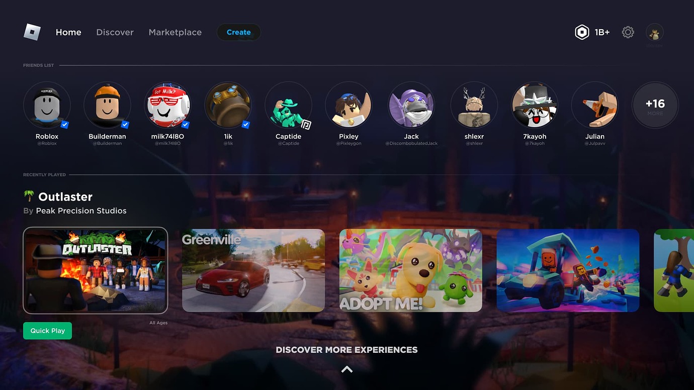 Roblox Homepage Redesign - Creations Feedback - Developer Forum | Roblox