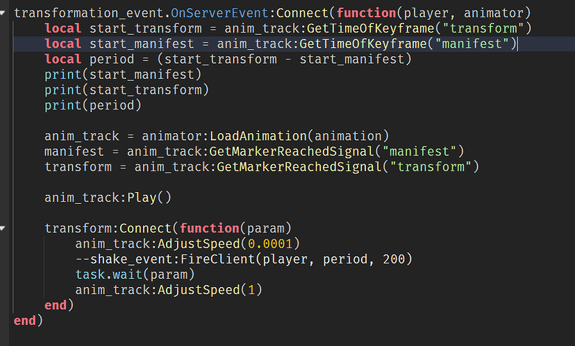 GetTimeOfKeyframe is yielding a nil error - Scripting Support ...