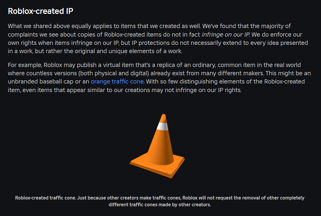 AI wrongfully detecting UGC as "stolen from Roblox" - Examples are ridiculous - Catalog Asset ...