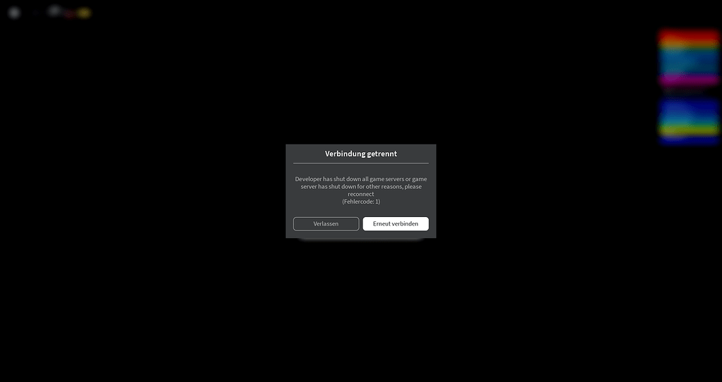 Server/Game Shutdown (Errorcode = 1) - Engine Bugs - Developer Forum | Roblox