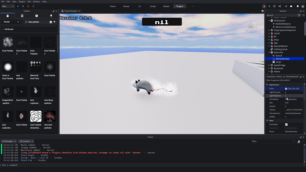 Roblox Studio particle bug! - Studio Bugs - Developer Forum | Roblox