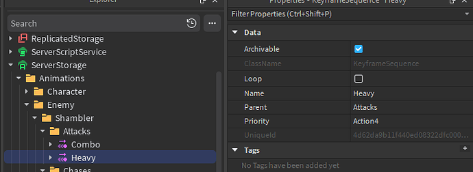 Animation priority is != (lower) than its KeyframeSequence priority - Scripting Support ...