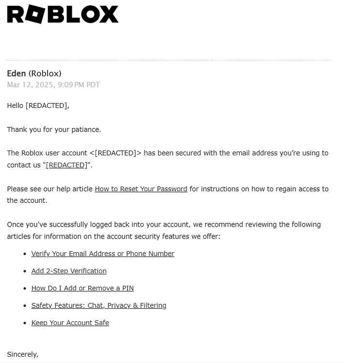 Issue with "Security Notification" Feature - Email Removal and Account ...