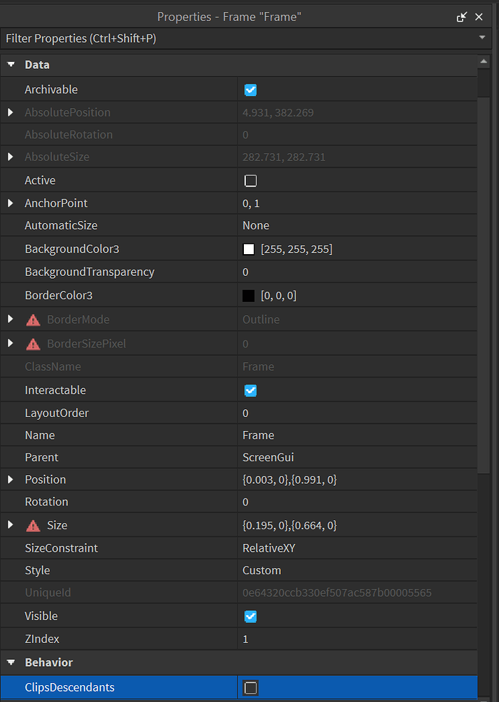 Canvas Group Nightmare - Art Design Support - Developer Forum | Roblox