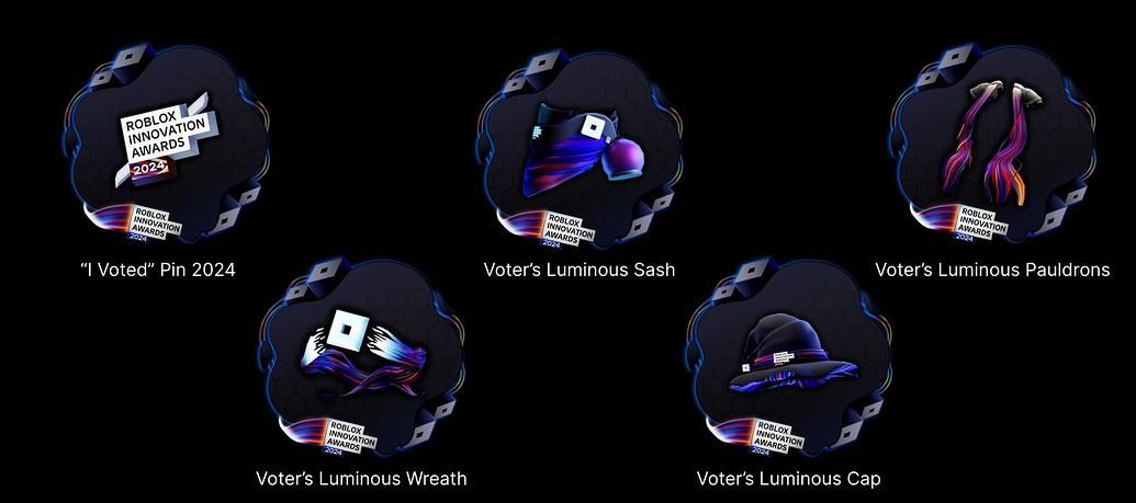 Roblox Innovation Awards 2024: Voting Is Now Open! - Community & Events ...