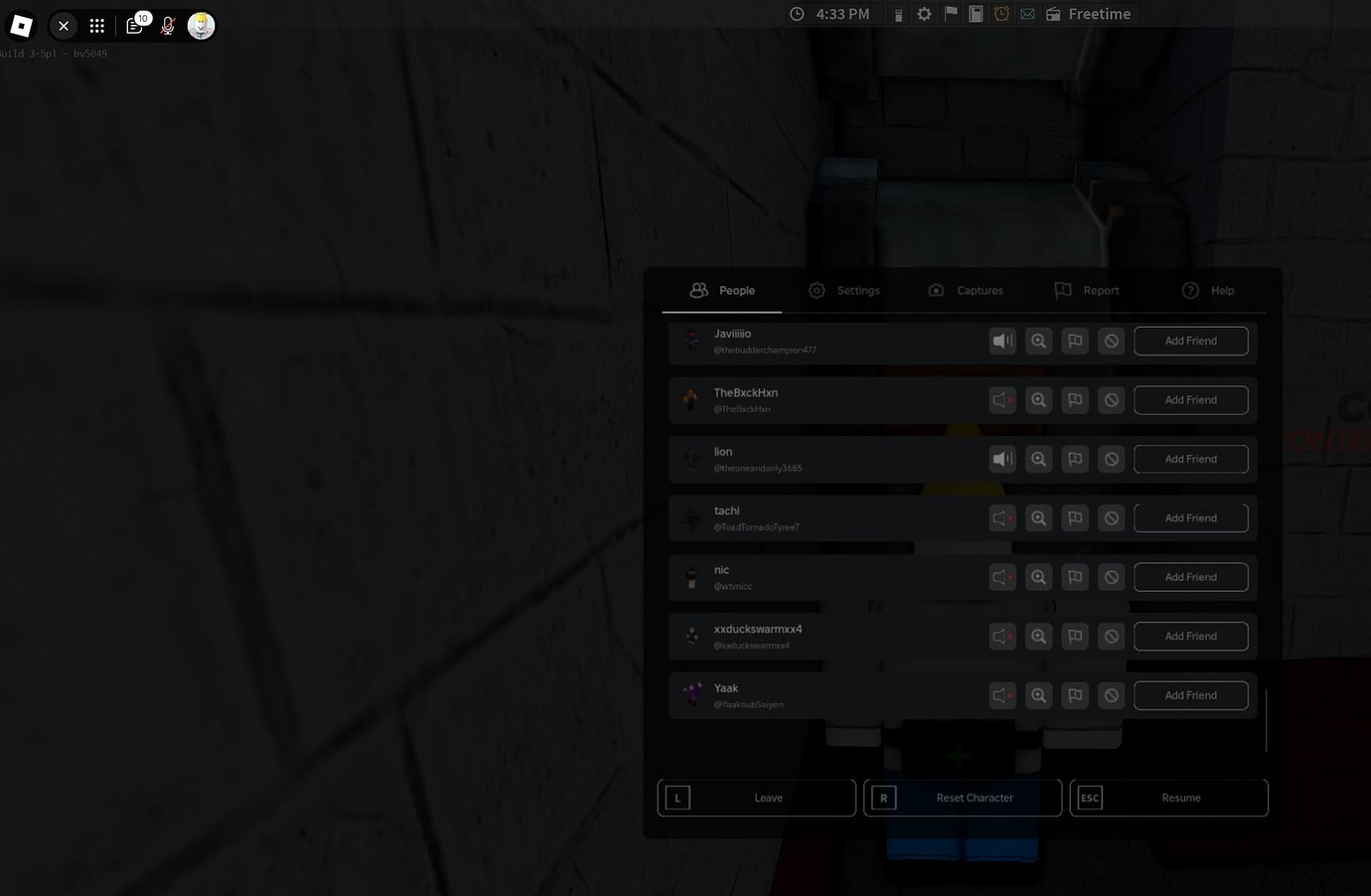 Roblox Settings UI quality is affected by Game Graphics bar. (Slider ...