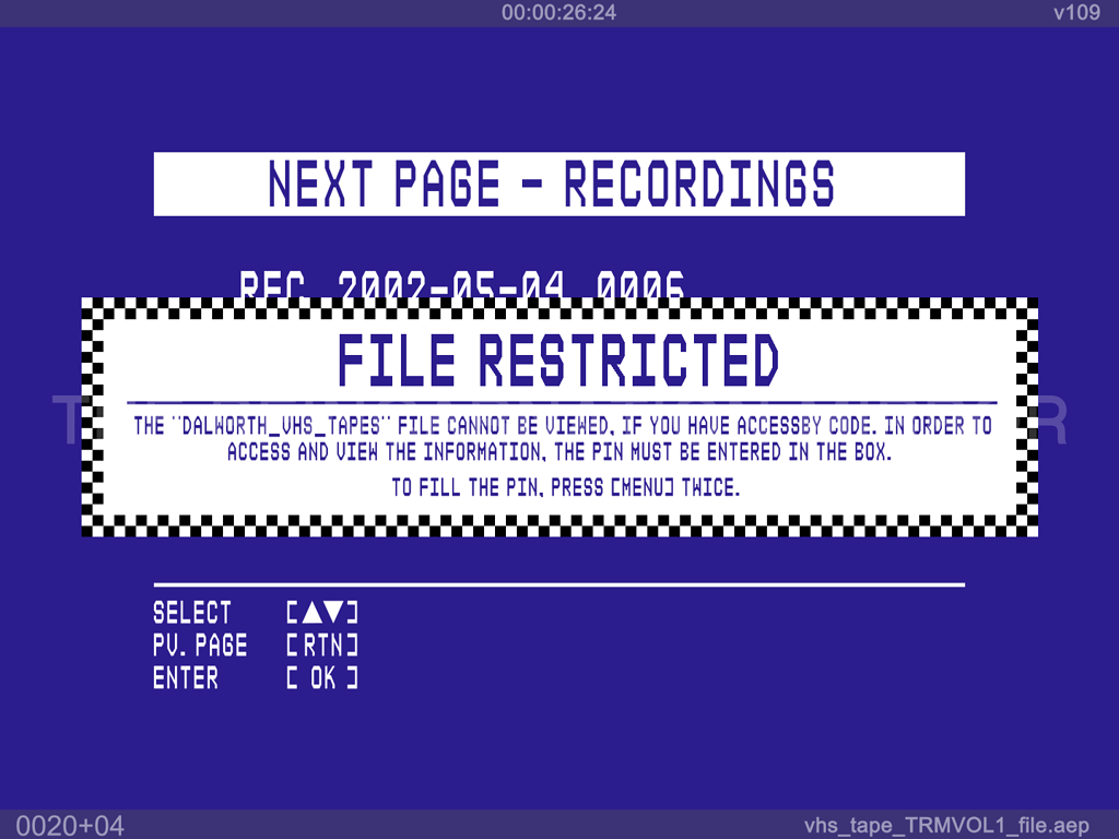 The Reincarnation Mirror: Analog Horror VHS Tape - Creations Feedback ...